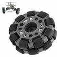 Omni Wheel Replacement, 100mm Double Plastic Omni Directional Wheel ...