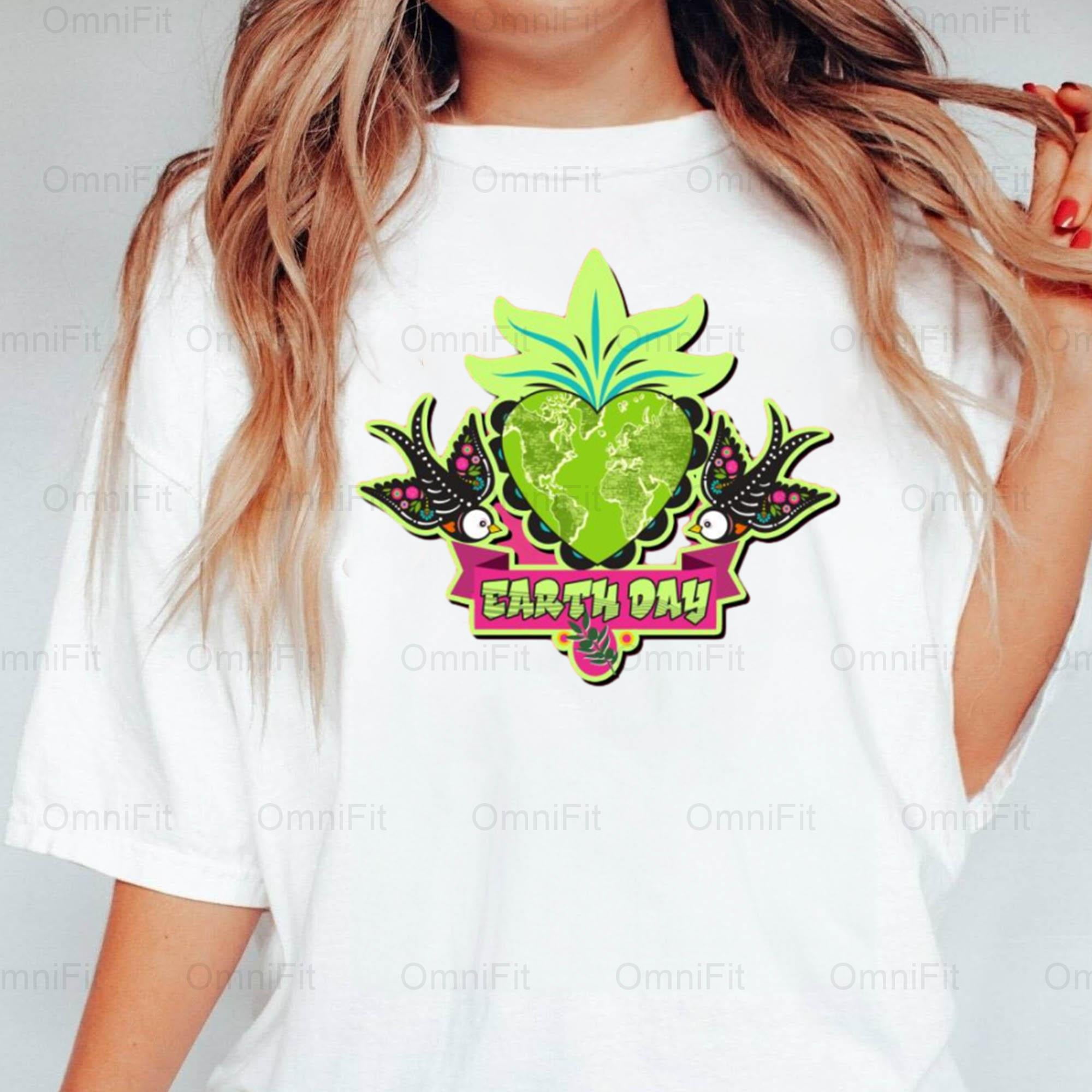 OmniFit23 Earth Day Tattoo Green Theme Environmental Awareness Planet ...