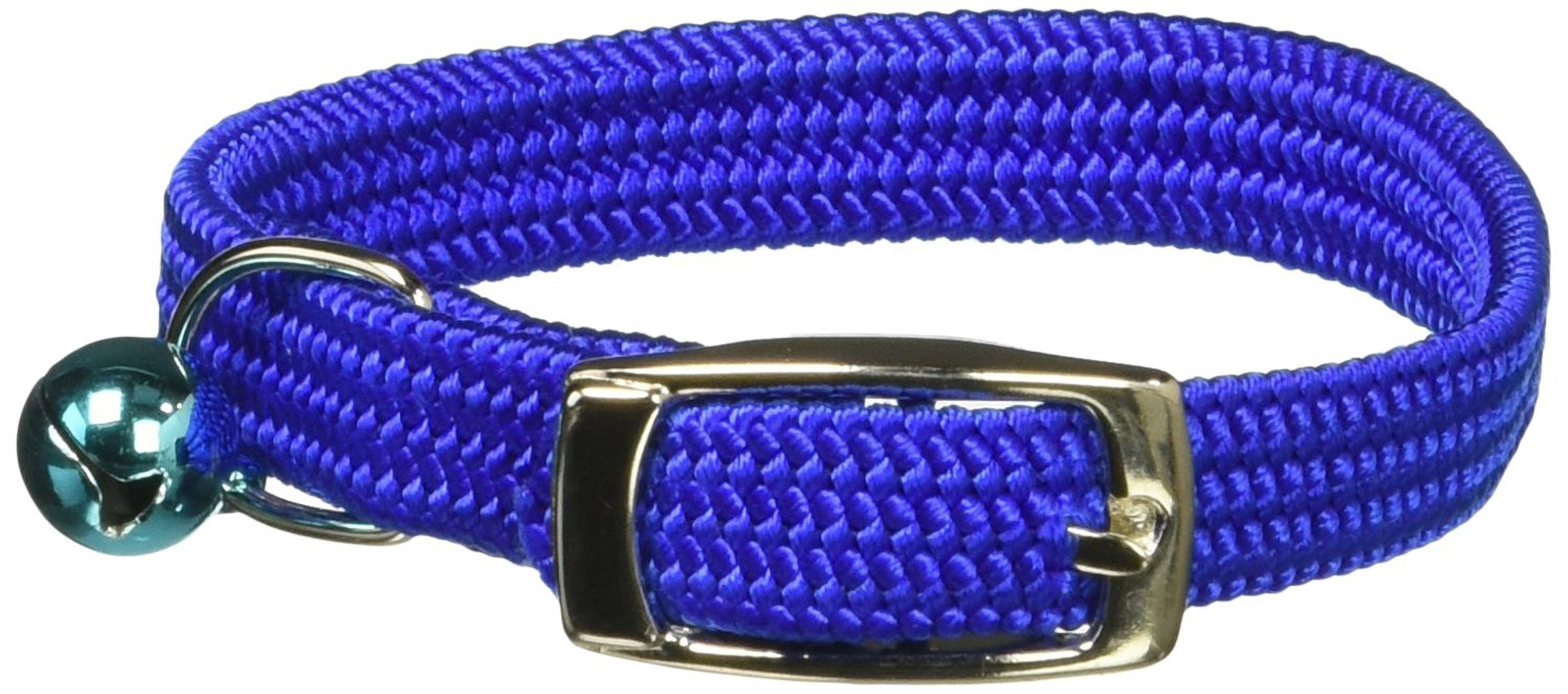 OmniPet Kool Kat Elastic Cat Safety Collar with Bell, Blue, 8 ...