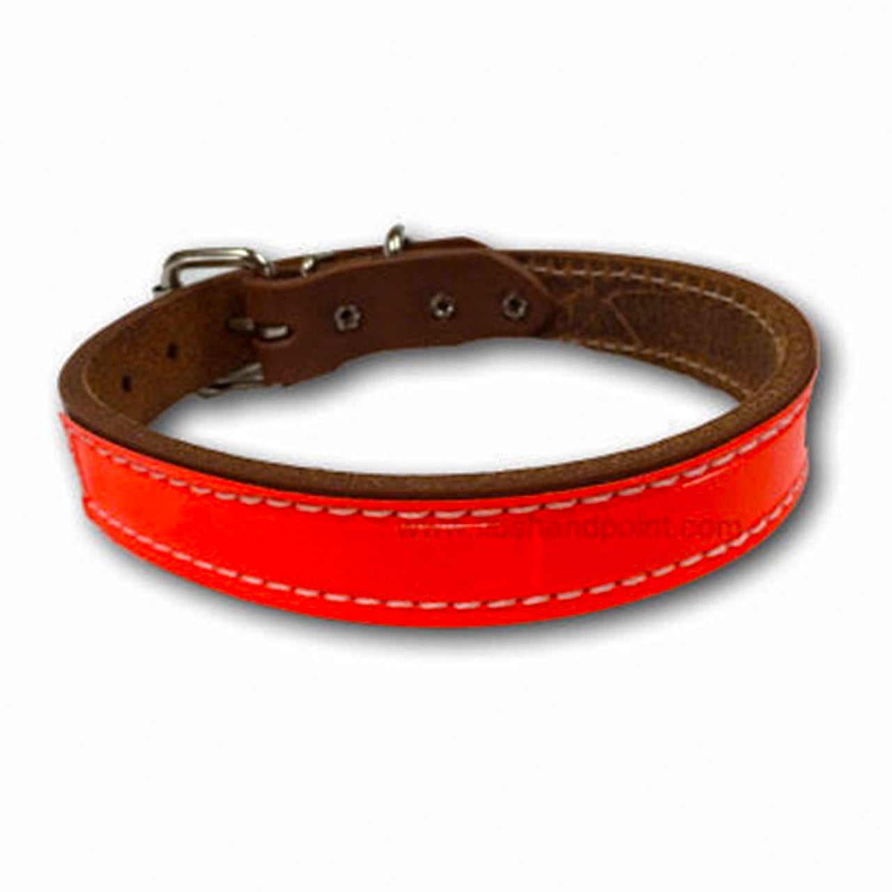 OmniPet Leather 1" Reflective Standard Collar - Walmart.com