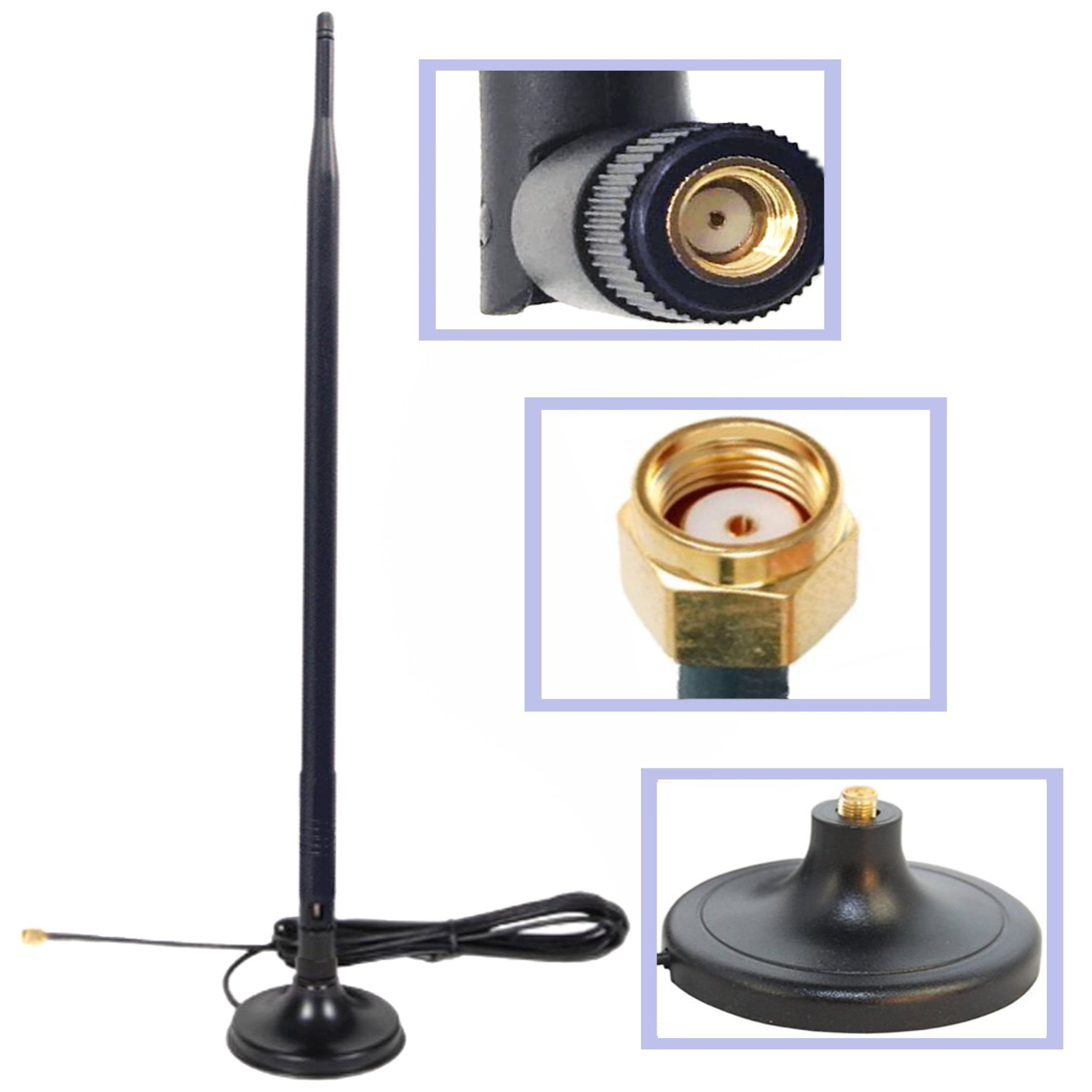 OmniWave Dual Band 9dBi Long Range Wi-Fi Antenna with Magnetic Base ...