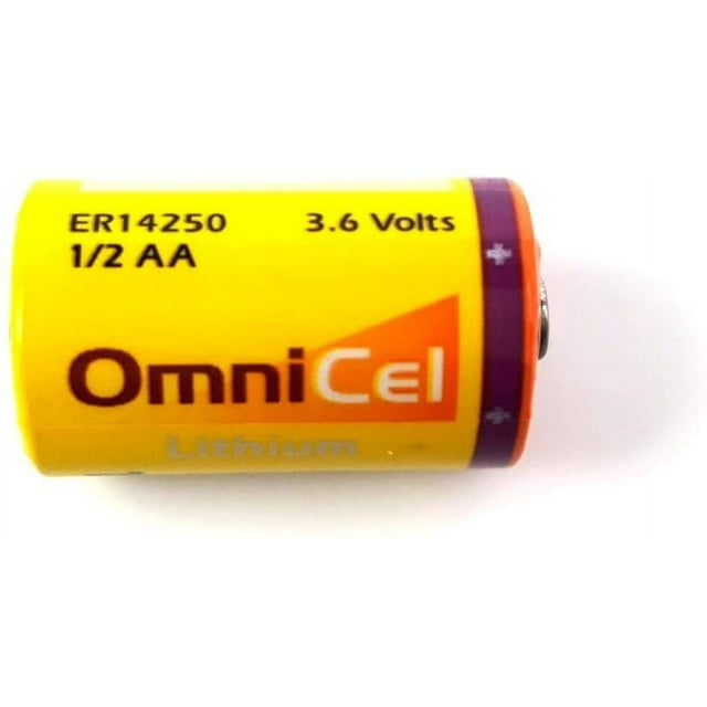 Omnicel ER14250 (LS14250) 1/2 AA 3.6 Volt Primary Lithium Battery (1200 ...