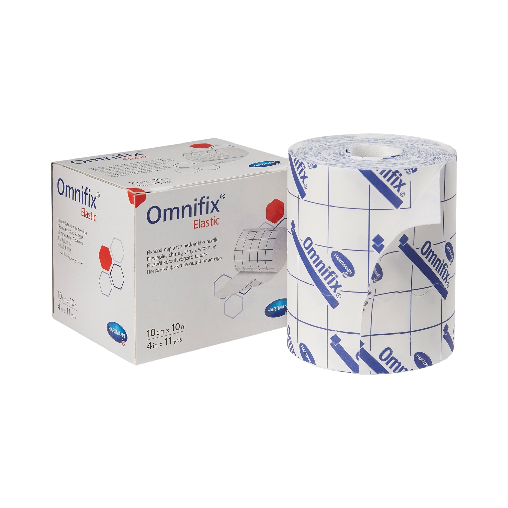 Omnifix Elastic White Dressing Retention Tape with Liner NonSterile 4 ...