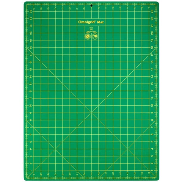 Omnigrid 18" x 24" Cutting Mat with Grid, Non-Slip Rectangular Mat for ...