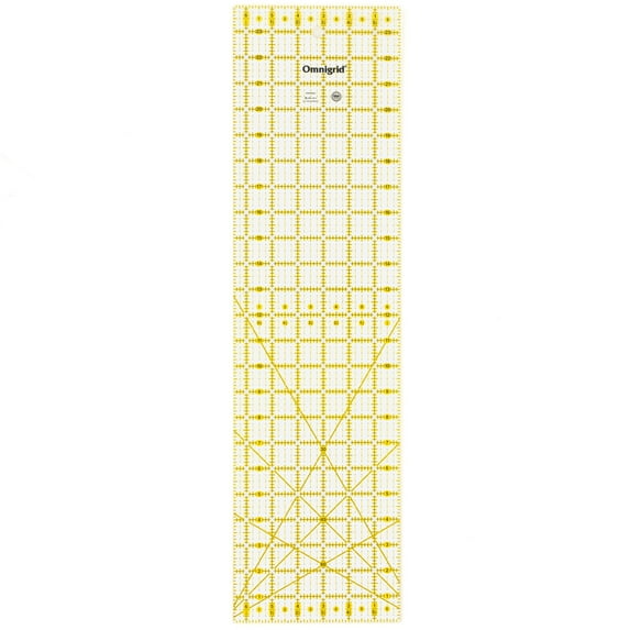 Omnigrid 6-1/2" x 24" Rectangle Quilting and Sewing Ruler - Walmart.com