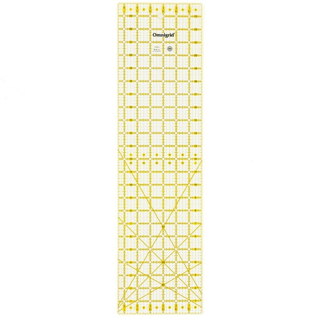 Omnigrid 6-1/2" x 24" Rectangle Quilting and Sewing Ruler - Walmart.com