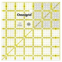 Omnigrid 4" x 8" Ruler with Grid, Rectangle Quilter's Ruler - Walmart.com