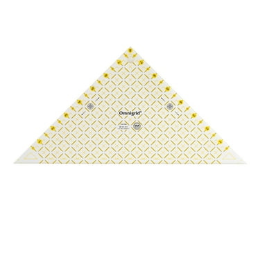 Omnigrid 8" Right Triangle Ruler, Quarter-Square Triangle Quilter's ...