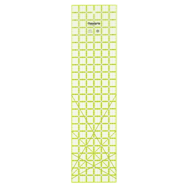 Omnigrip 6" x 24" Non-Slip Rectangle Quilting Ruler by Omnigrid ...