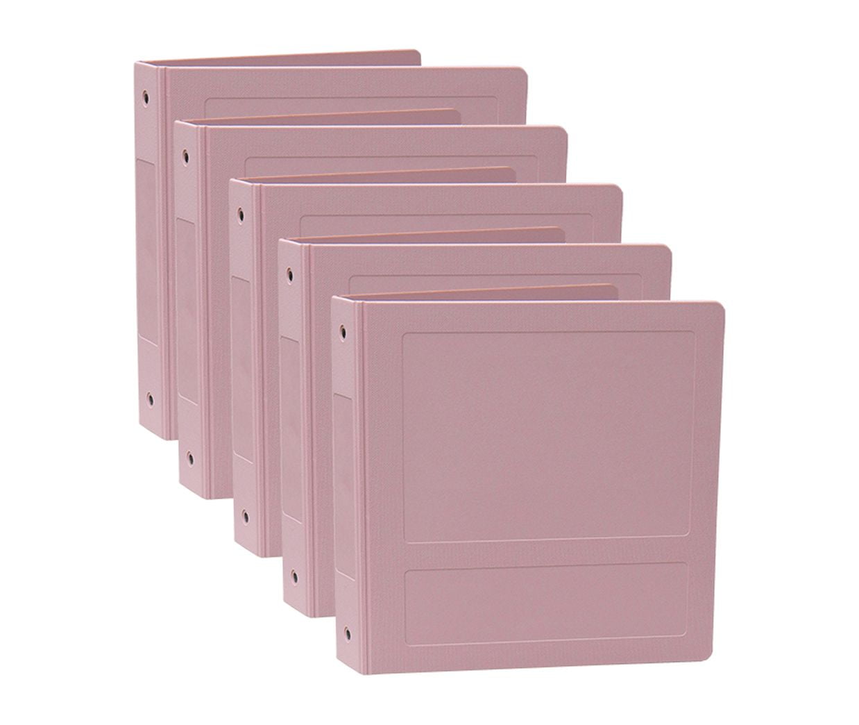 Omnimed American Made Side Open 3 Ring Open Poly Binder, Mauve, 2.5" (5 ...