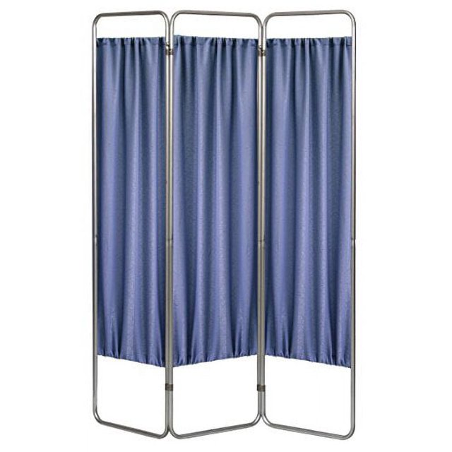 Omnimed Economy Privacy Screen with Fabric Panels, Norway, 3 Section ...