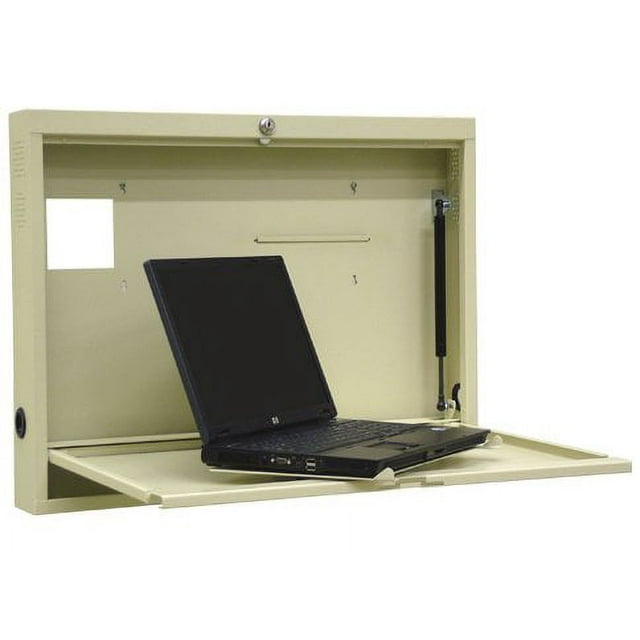 Omnimed Turntable Laptop Wall Desk/Workstation/Computer Stand, Light ...