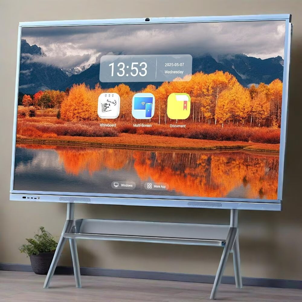 OmninexHub 65 Inch Smart Board Touch Digital Electronic Calendar, Multi-Touch Smart Board for ...
