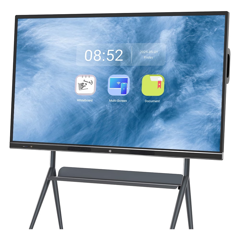 OmninexHub Smart Board 86" 4K Multi-Touch Whiteboard Dual OS & Wireless Sharing Interactive ...