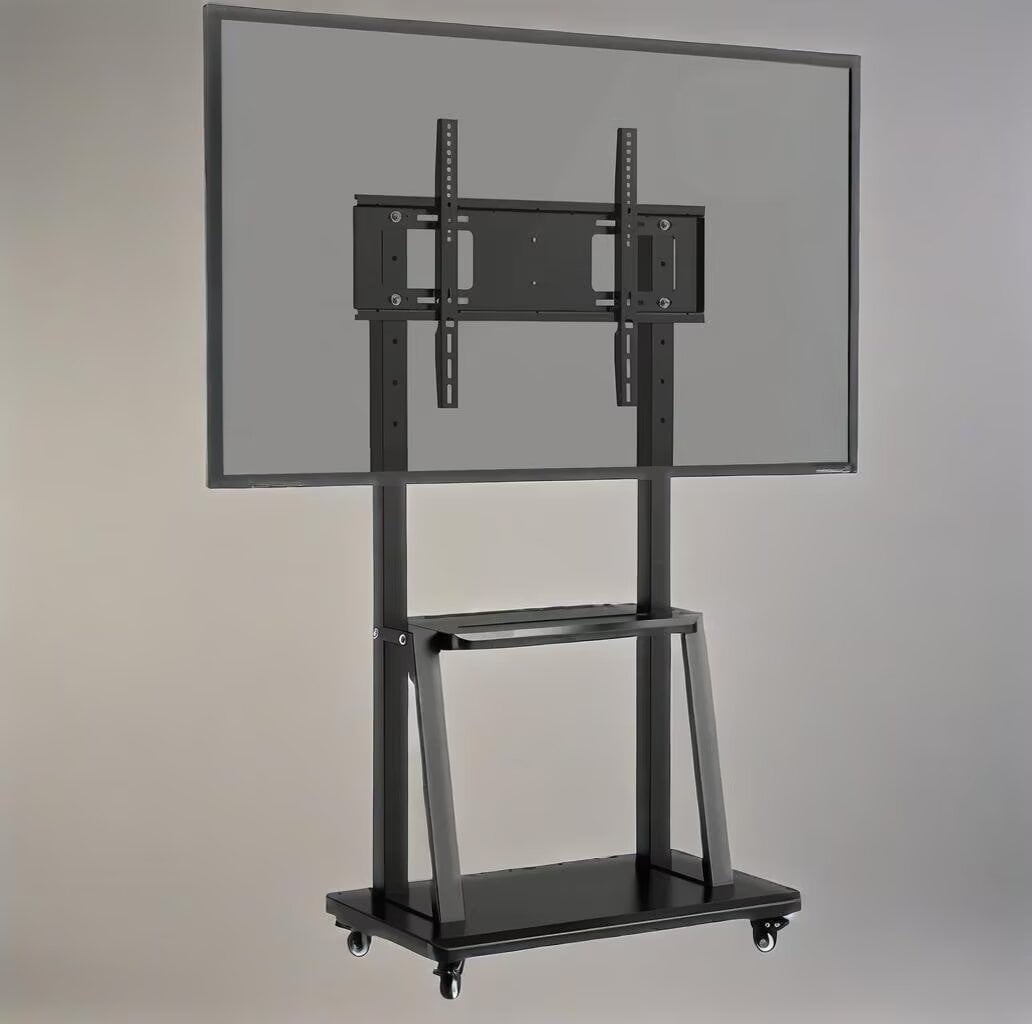 OmninexHub Electronics Stands Adjustable Rolling TV Stand for 42-86 ...
