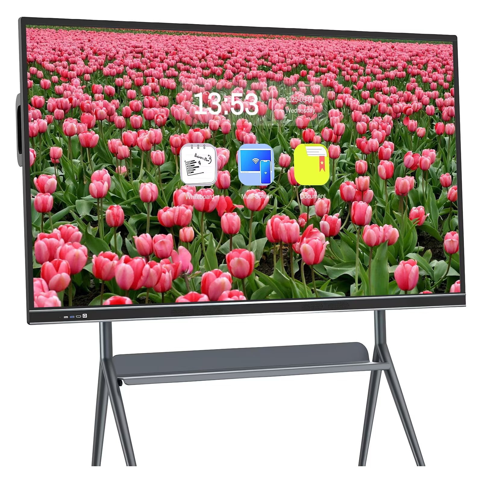 OmninexHub Hurry! Smart Board 86 Inch All-in-One Touch Screen with Dual System & Cloud Sharing ...