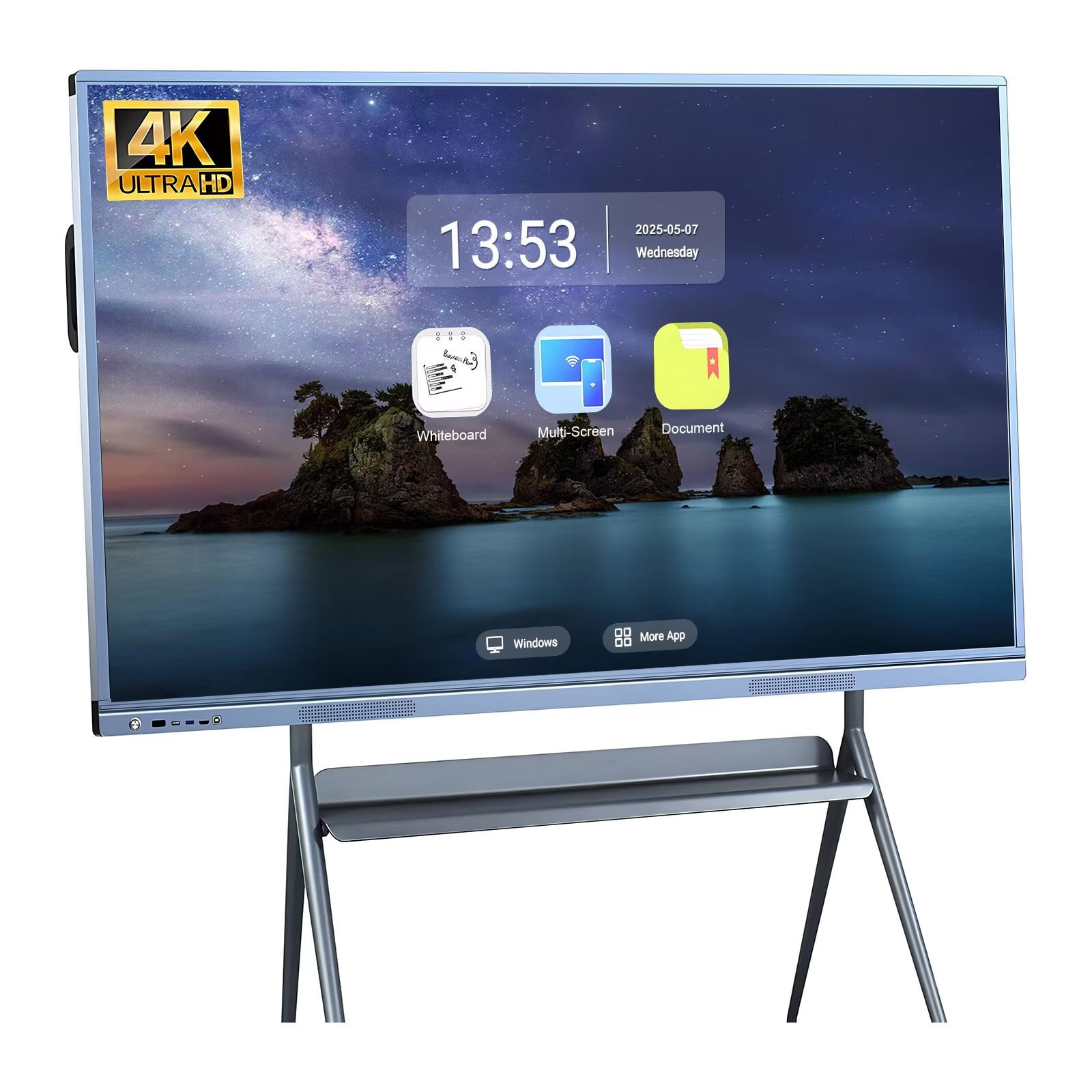 OmninexHub Interactive Smart Board, 2160P Monitor 55 Inch Digital ...