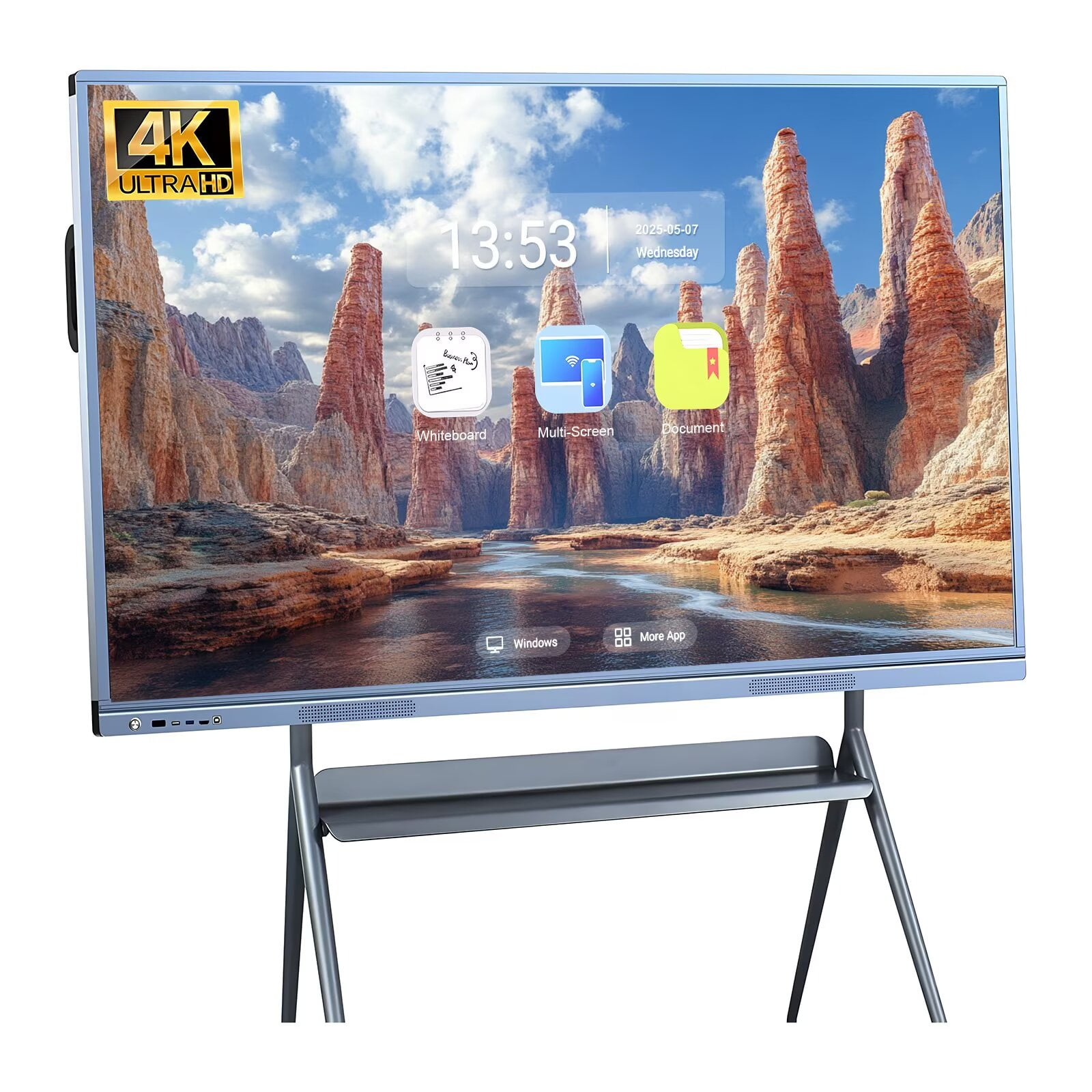 OmninexHub Interactive Whiteboard, 4K Uhd Smart Board for Classroom, 55 ...
