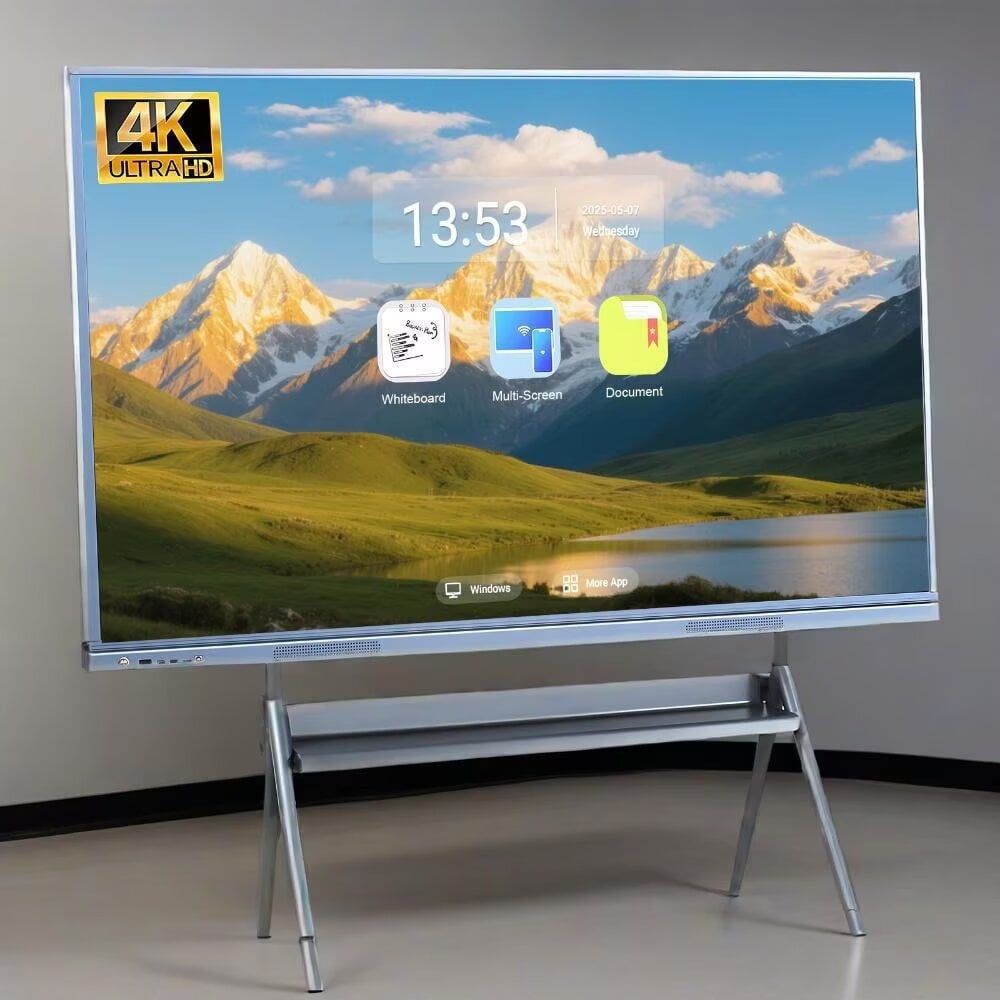 OmninexHub Interactive Whiteboard, Smart Board, 55 Inch Electronic Whiteboard, Screen Mirroring ...
