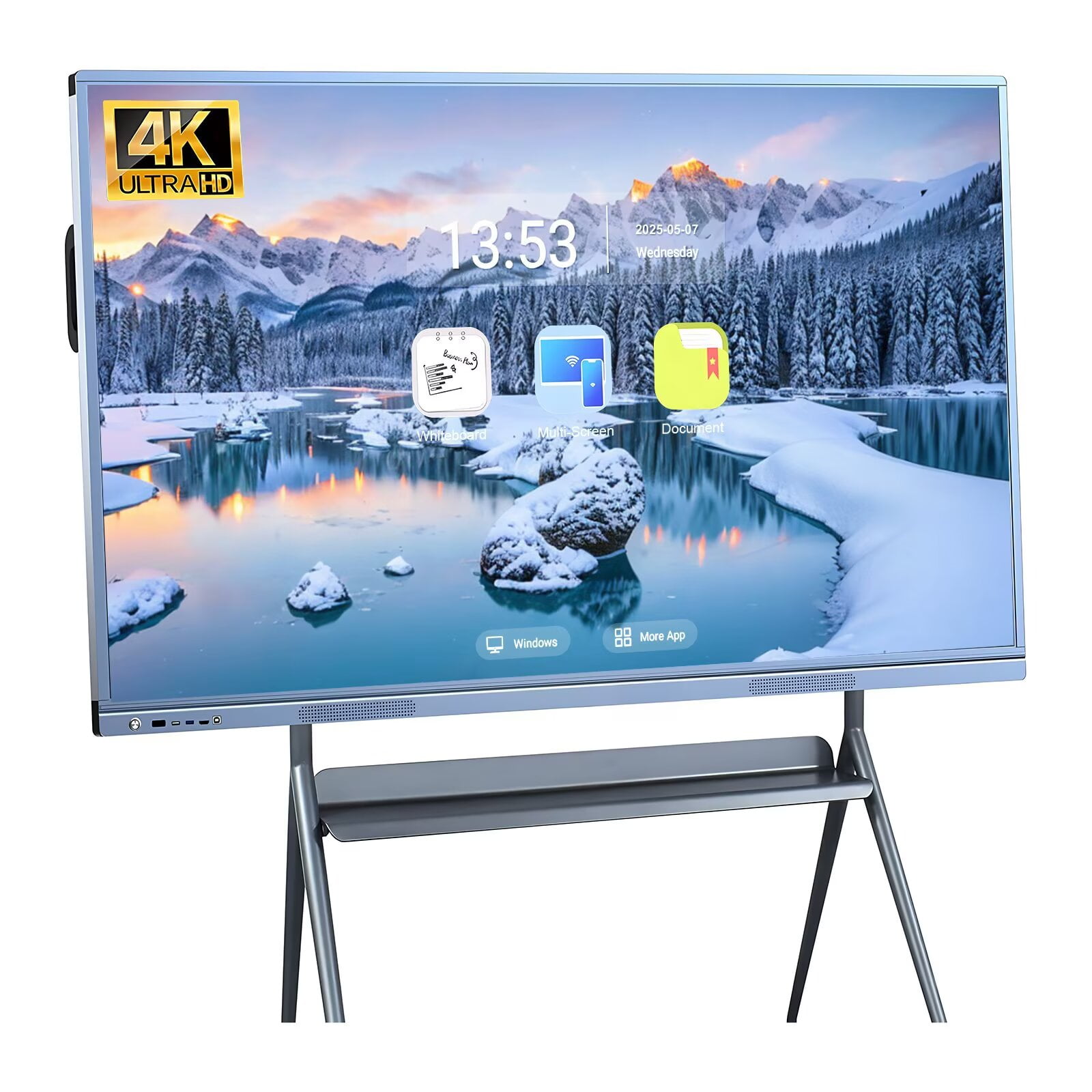 OmninexHub Meeting Smart Board, 55 Inch Multi-Touch All-In-One Computer ...