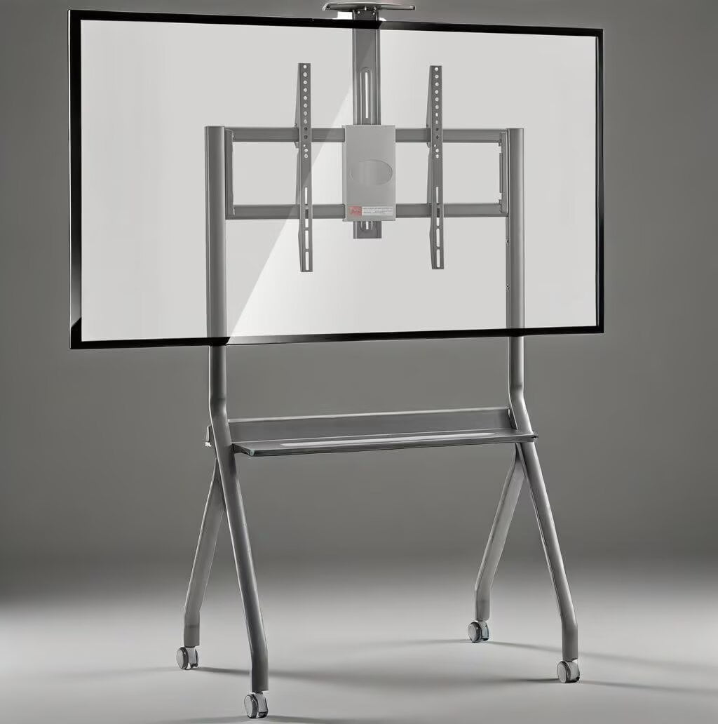 OmninexHub Mobile TV Cart Versatile Rolling TV Stand for 42-75" TVs Use ...