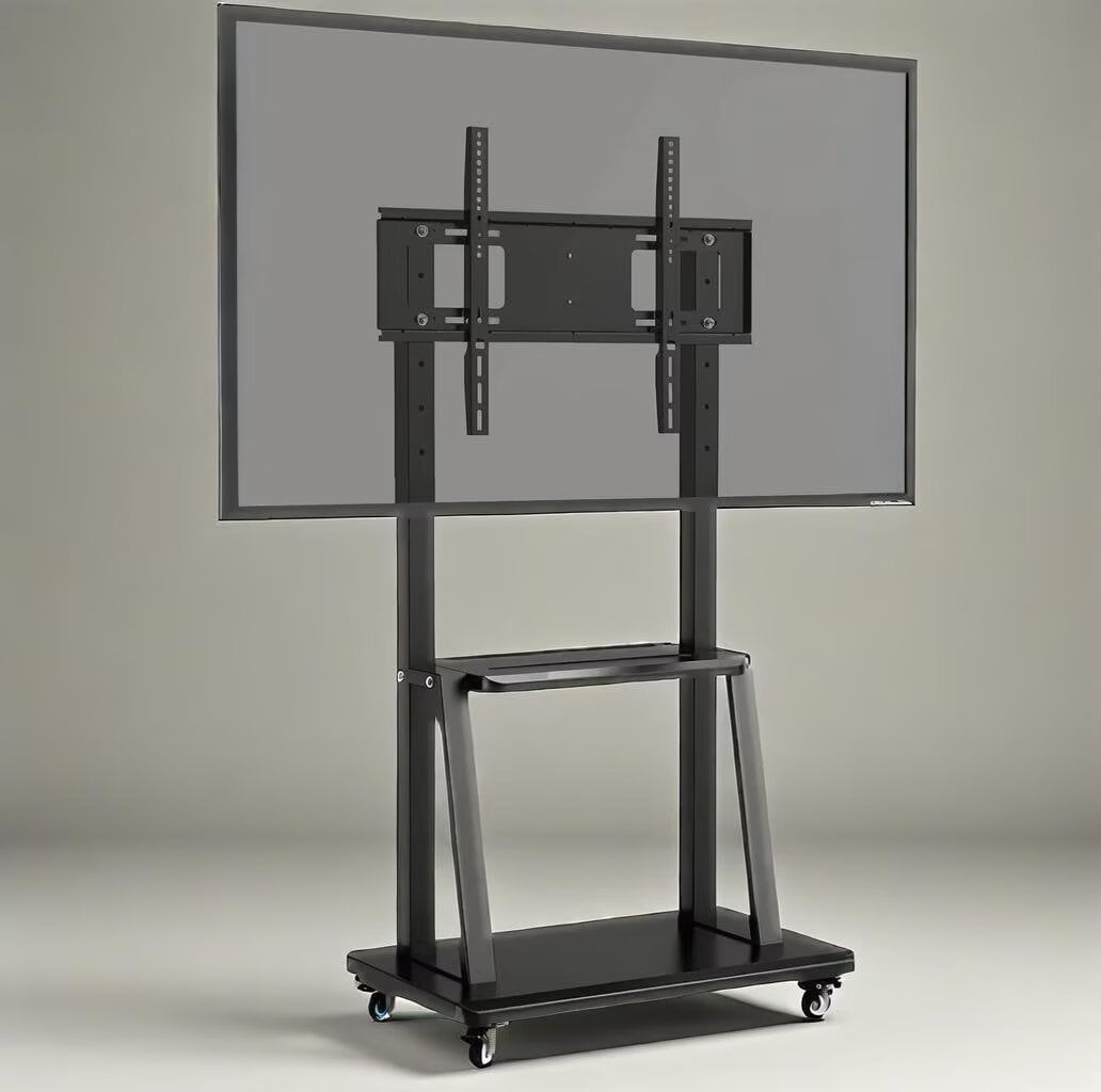 OmninexHub Mobile TV Stand Height-Adjustable TV Cart for 42-86"LCD LED ...