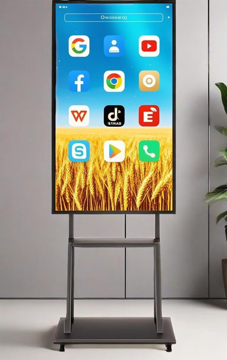 OmninexHub Smart Board, 49 Inch Electronic Whiteboard, Screen Mirroring ...