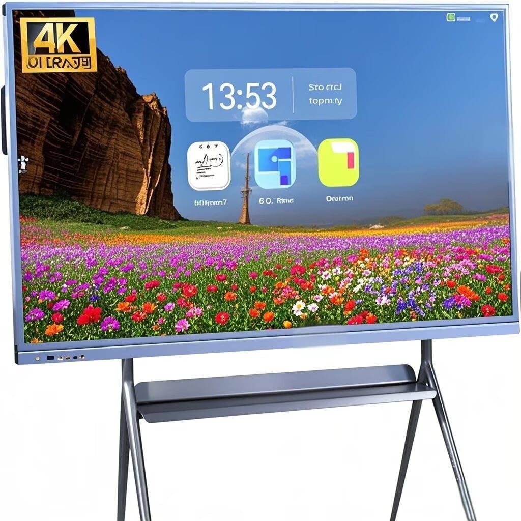 OmninexHub Smart Board, 55" 4K Uhd IR Touch Dual System All In One ...