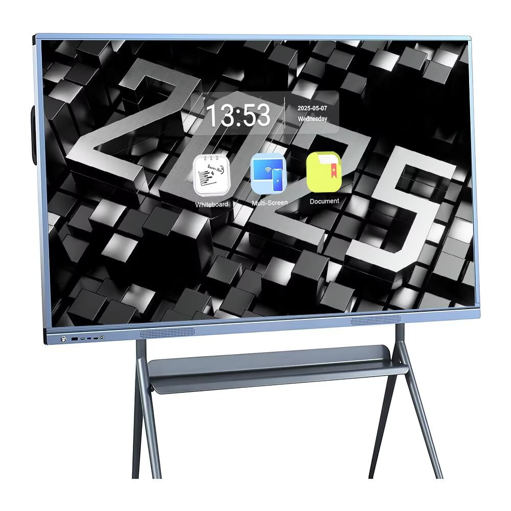 OmninexHub Smart Board 55 Inch, All-in-One Touch Screen Interactive Whiteboard, Dual System ...