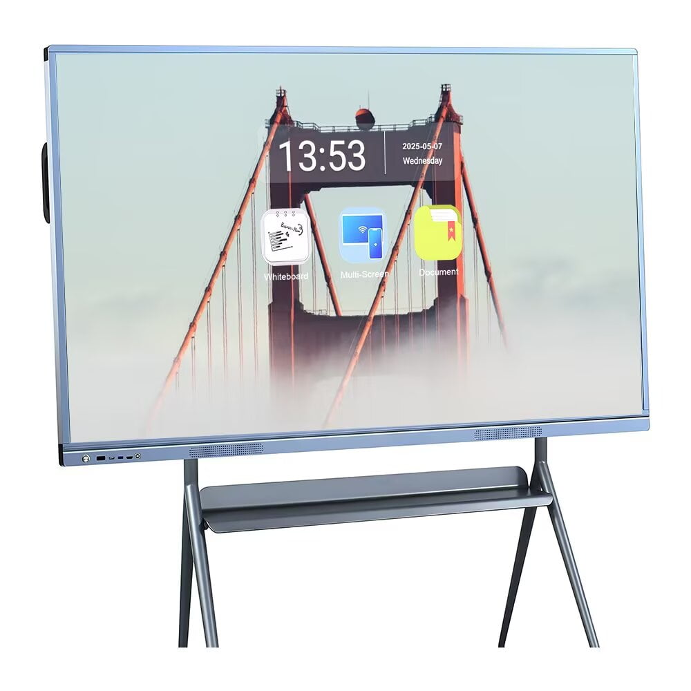 OmninexHub Smart Board 55 Inch Touch Screen All-in-One Interactive Whiteboard with Dual System ...