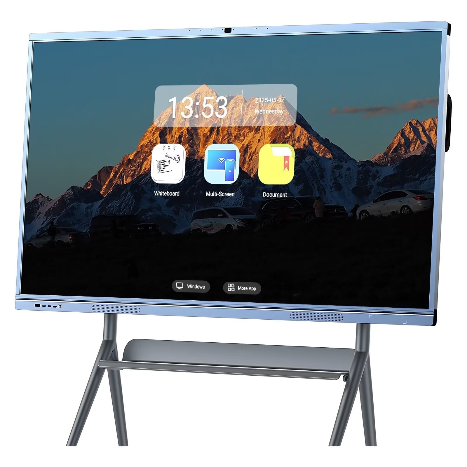 OmninexHub Smart Board 65'' 4K IR Touch Interactive Whiteboard Dual OS ...