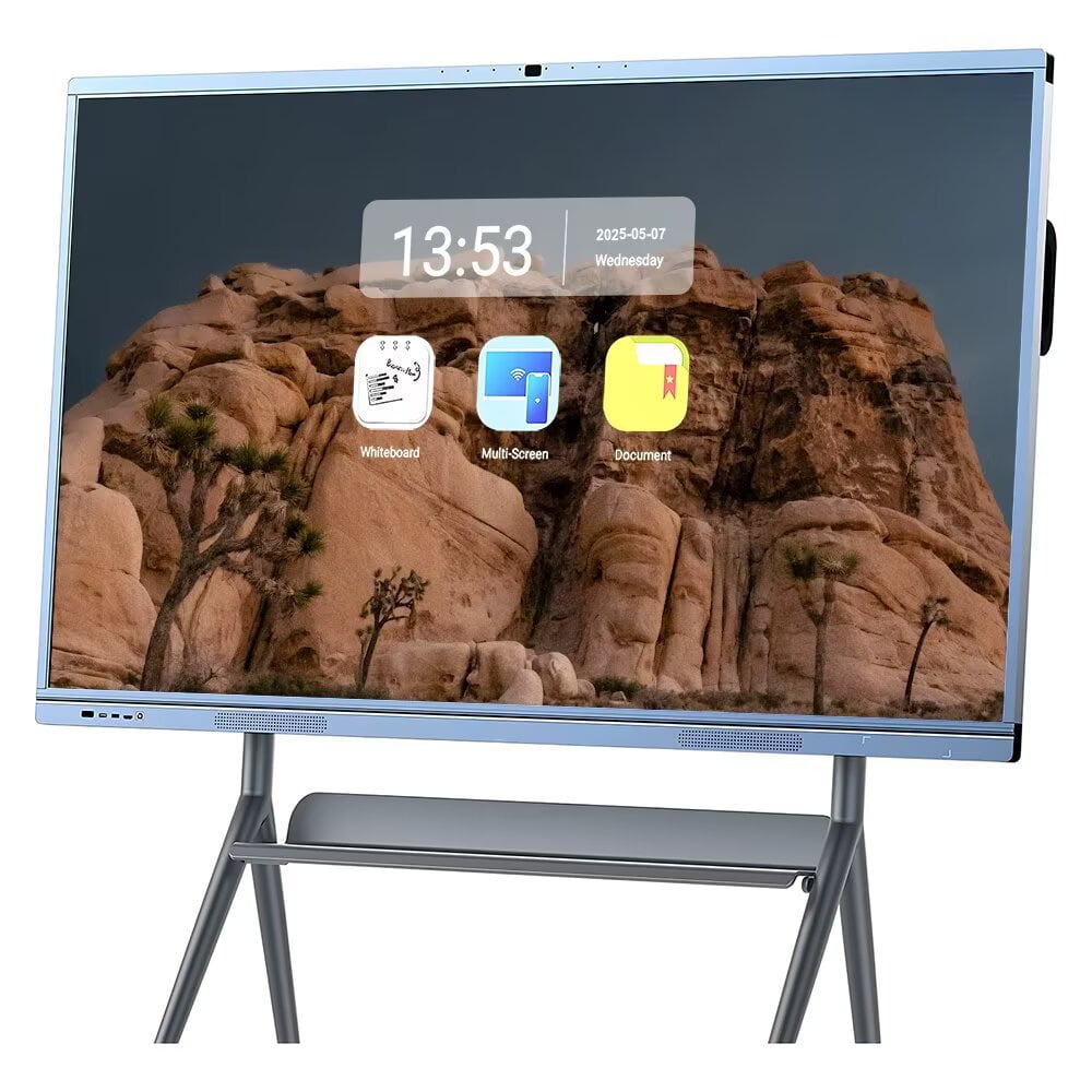 OmninexHub Smart Board 65 Inch Interactive Whiteboard, All-in-One Touch Screen Computer with ...