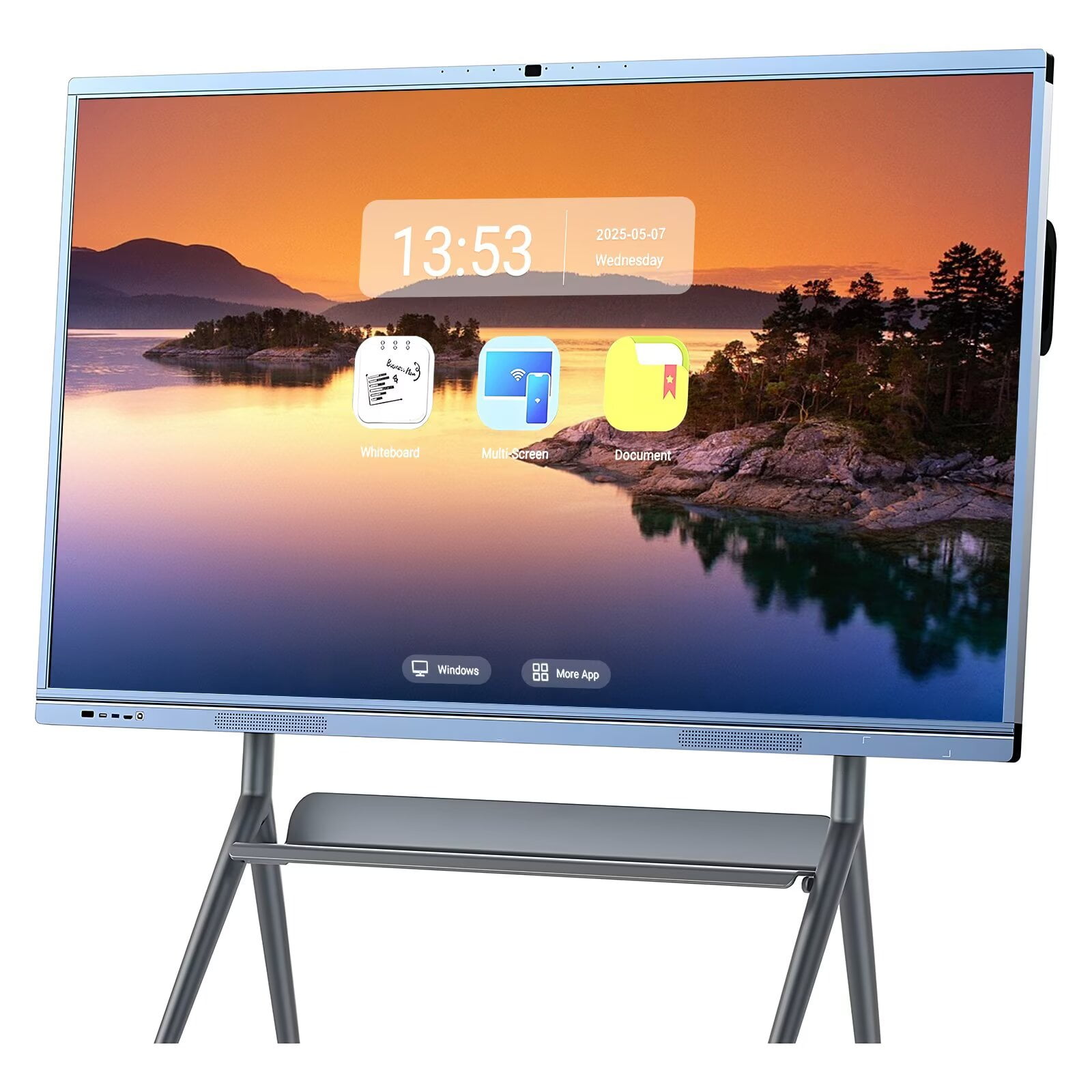OmninexHub Smart Board, 65 Inch All In One Digital Electronic Whiteboard And Smartboard, 4K Uhd ...