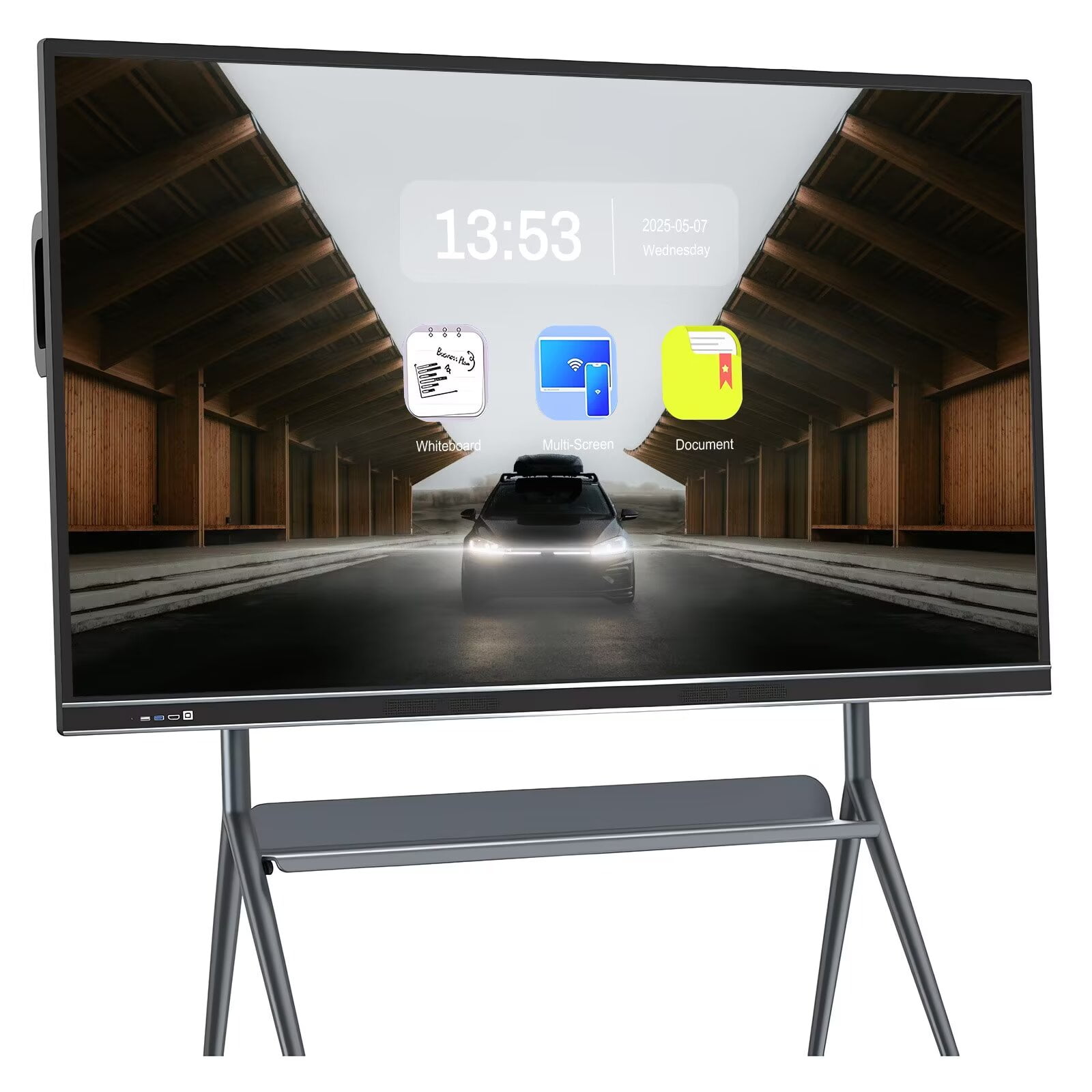 OmninexHub Smart Board 86''Touch Screen All-in-One Interactive Whiteboard with Dual System ...