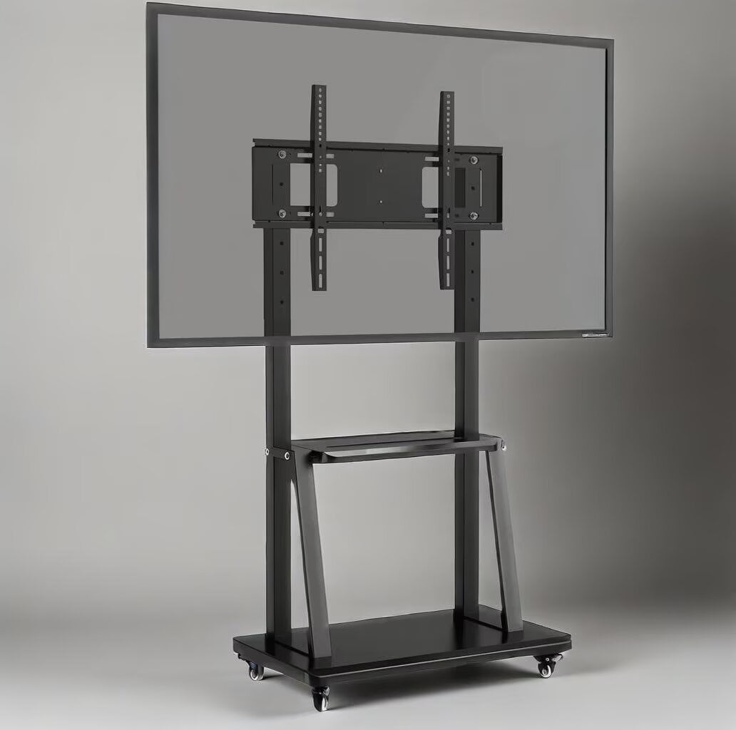 OmninexHub TV Stand Adjustable Rolling Smart Board Cart for 42-86 ...