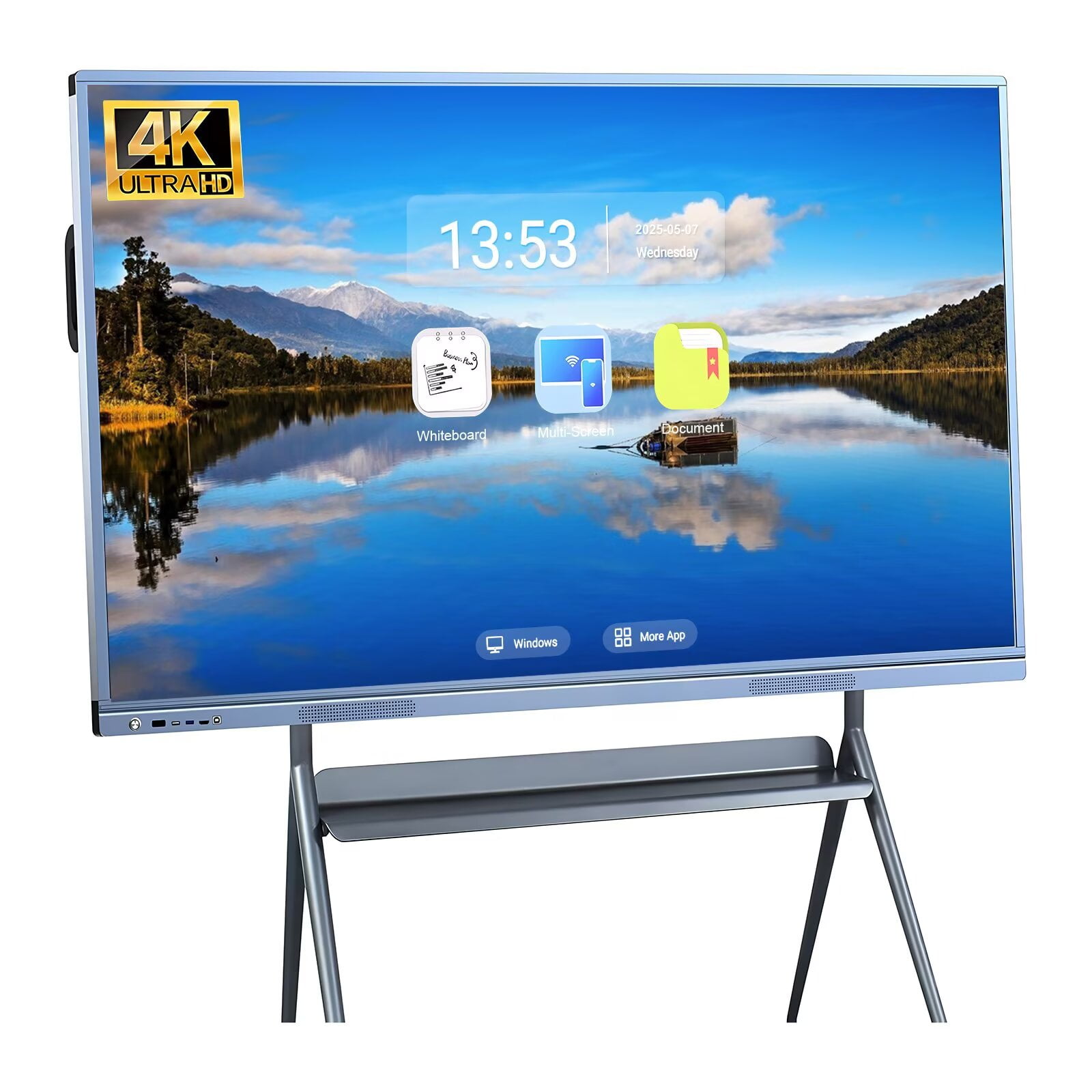 OmninexHub Smart Board for Classroom, 55 Inch 4K Uhd Digital Electronic Interactive Whiteboard ...