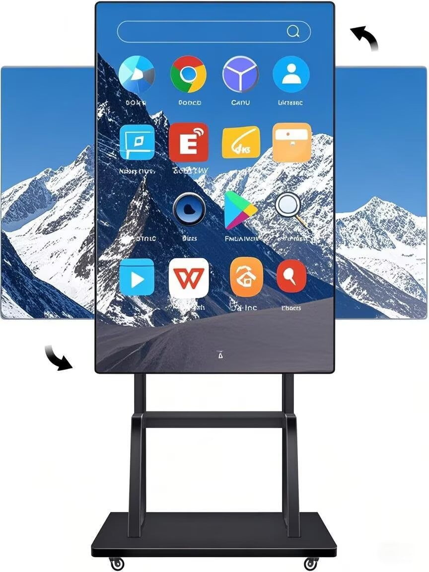OmninexHub Smart Board Interactive Whiteboard, 49 Inch Touch Screen All-In-One Electronic ...