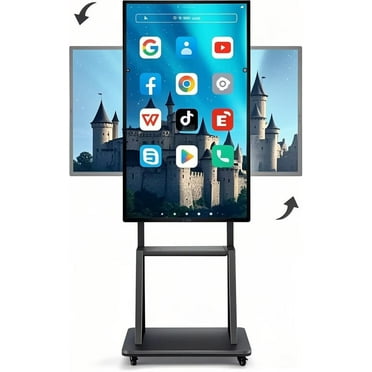 49 Inch Indoor Digital Signage Touchscreen Kiosk Floor Standing ...