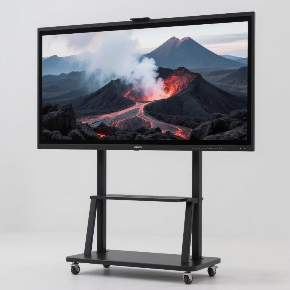 OmninexHub TV Cart, Height Adjustable Mobile TV Stand for 32-70 Inch ...