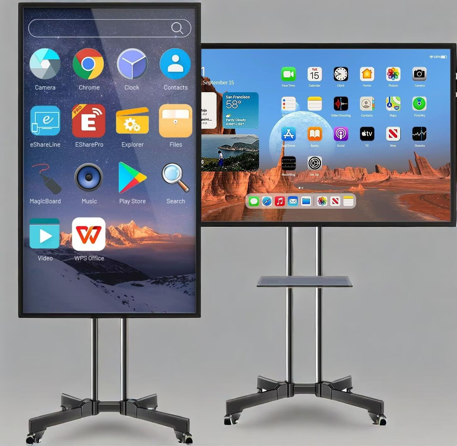 OmninexHub Touch Screen Smart Board, 49''Touch Screen All-In-One ...