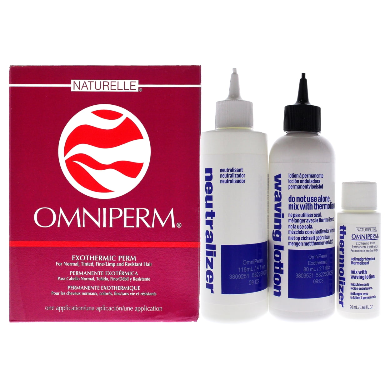 Zotos Omniperm One Formula Exothermic Perm - Unisex, 1 Application ...