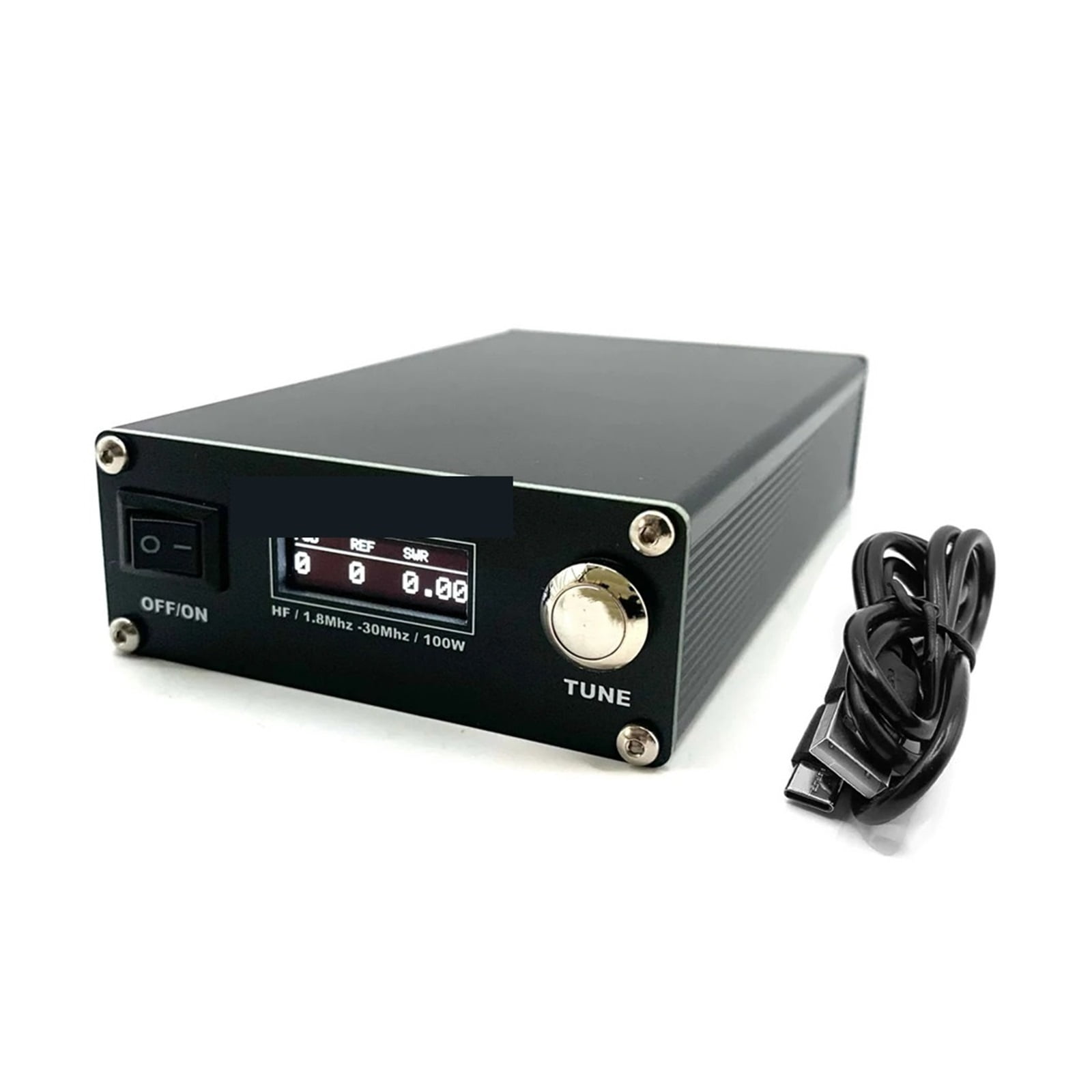 Omnipotent 1.8MHz-30MHz 100W Antenna Tuner Standing Waves Meter Power ...