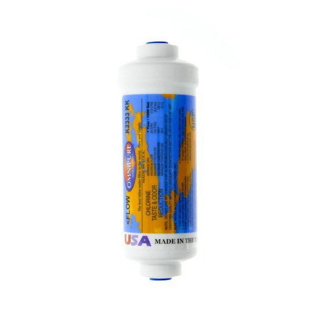 Omnipure Inline Carbon Replacement Water Filter - Walmart.com