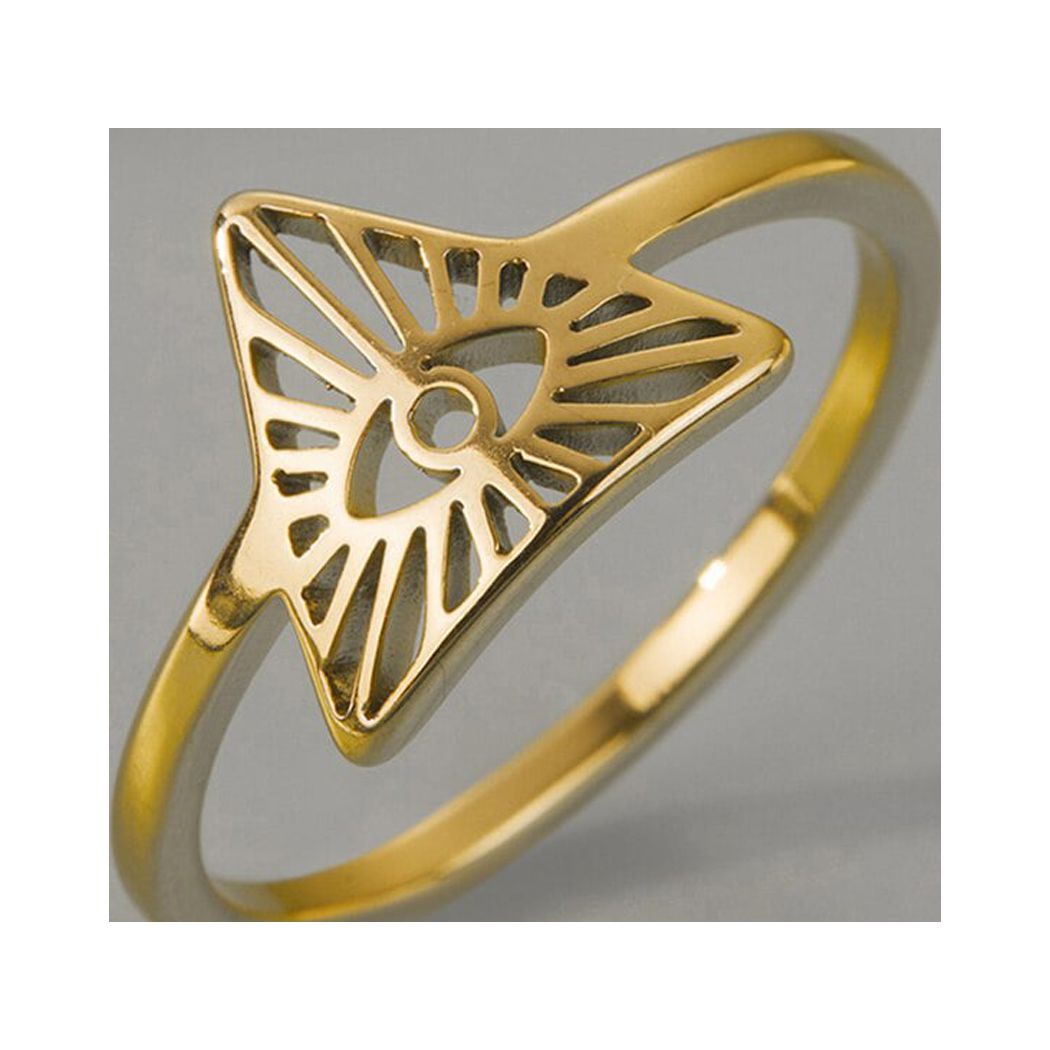 Omniscient Eye Ring Eye of God Tarot Stainless Steel Ring Magic Witch ...