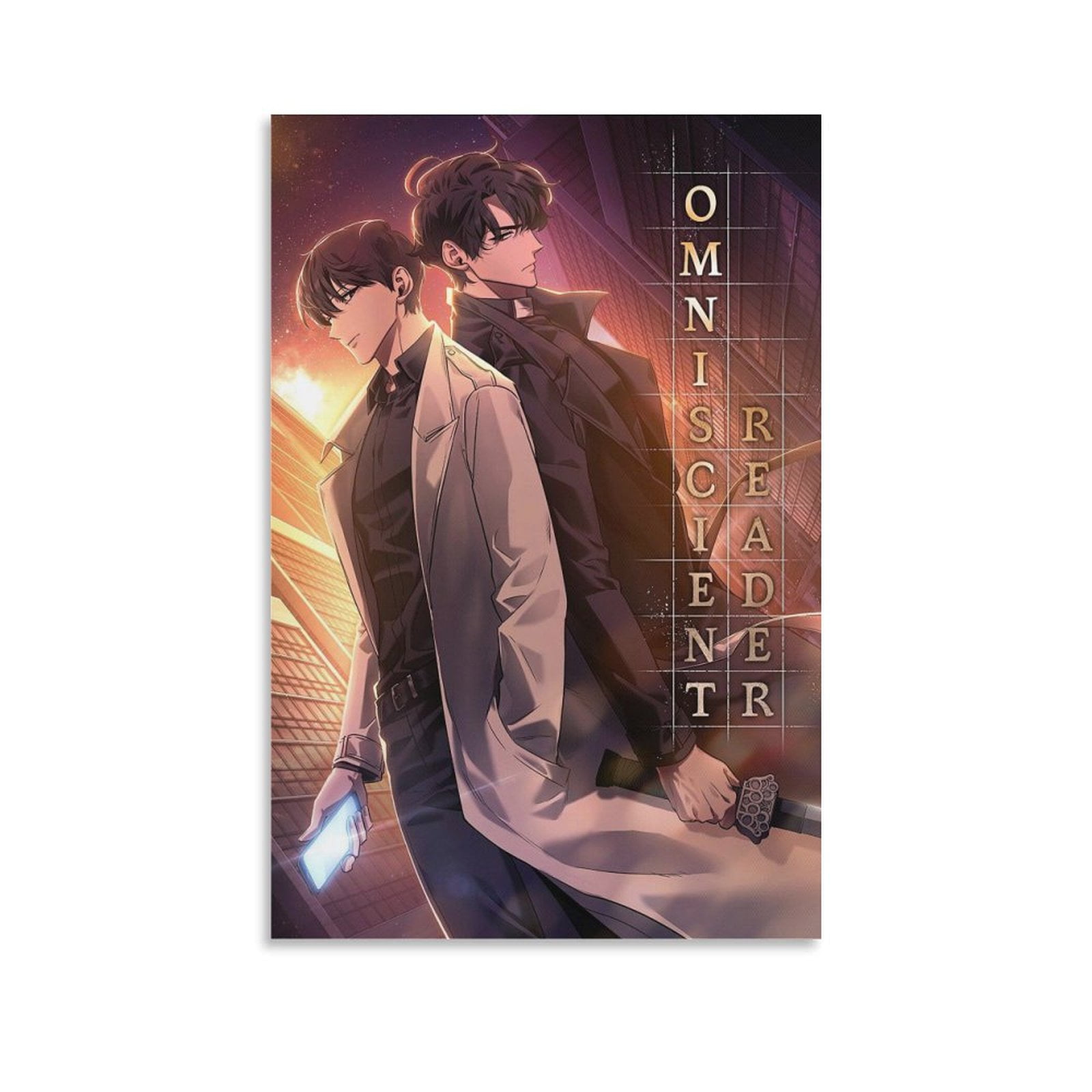 Omniscient Reader's Viewpoint Korean Novel Poster (16) Artworks Canvas Poster Room Aesthetic ...