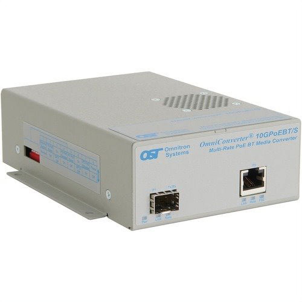 Omnitron Systems OmniConverter 10GPoEBT/S 9194-0-11-9W Transceiver ...