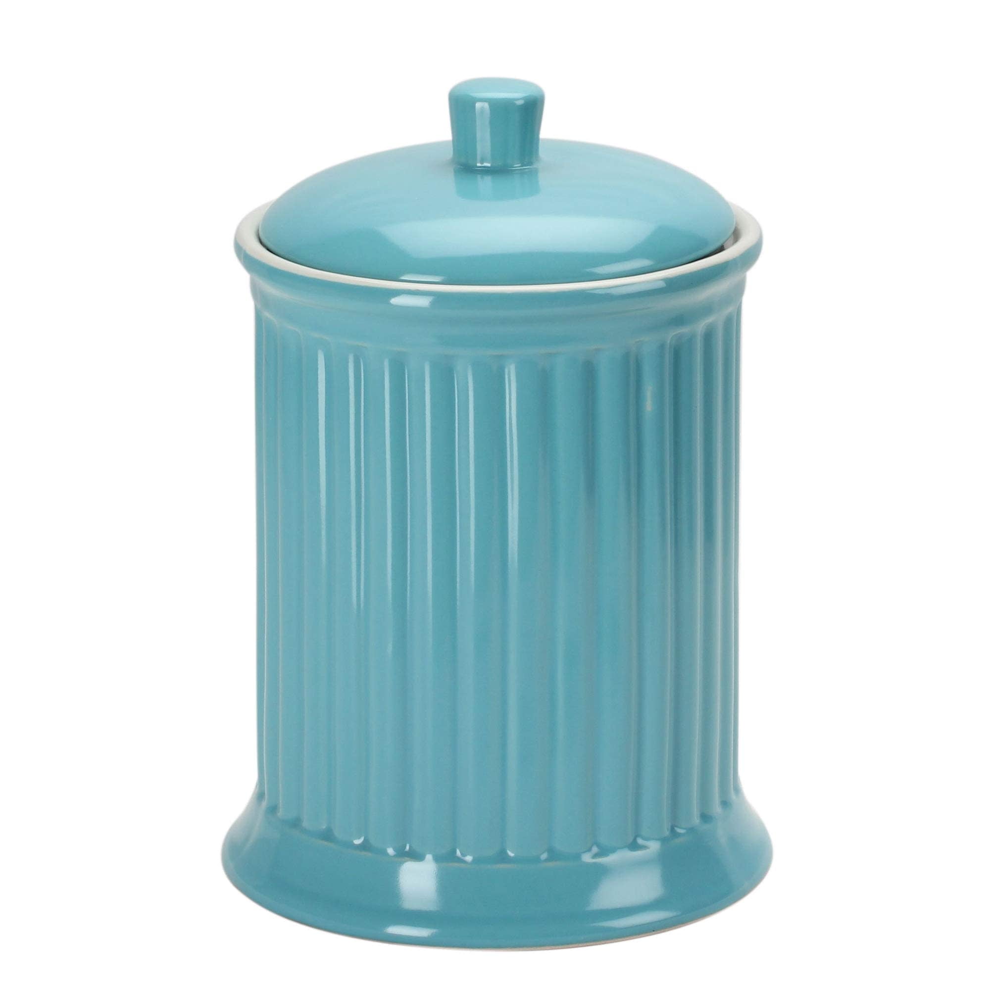 Omniware Simsbury XL Canister, 120oz Stoneware Cookie Jar with Lid ...