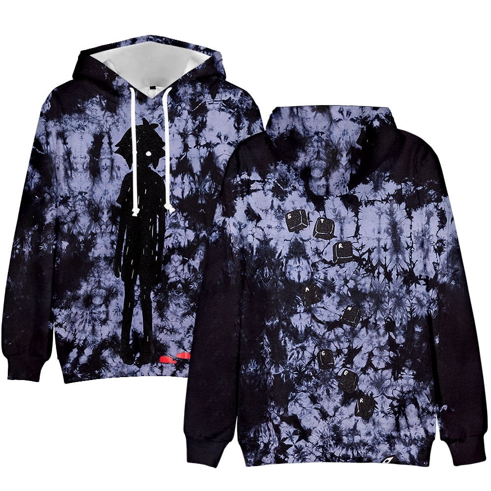 Omori Emotions Merch Hoodie - Salpican & Strange Tie-Dye Pop Graphic ...