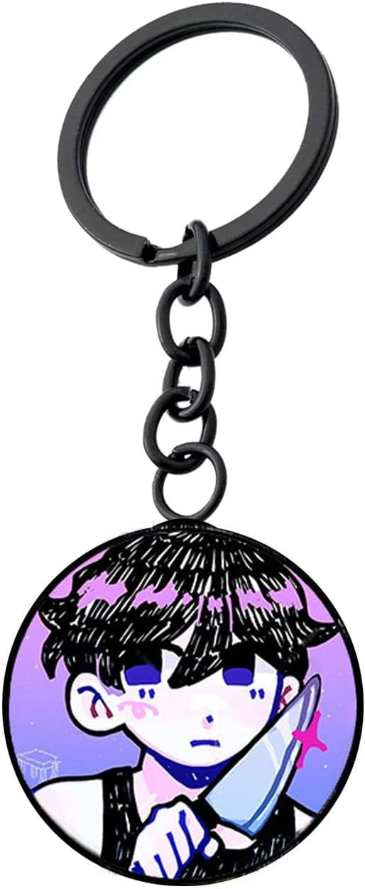 Omori Game Cosplay Keychains Anime Cartoon Key Charm Costume ...