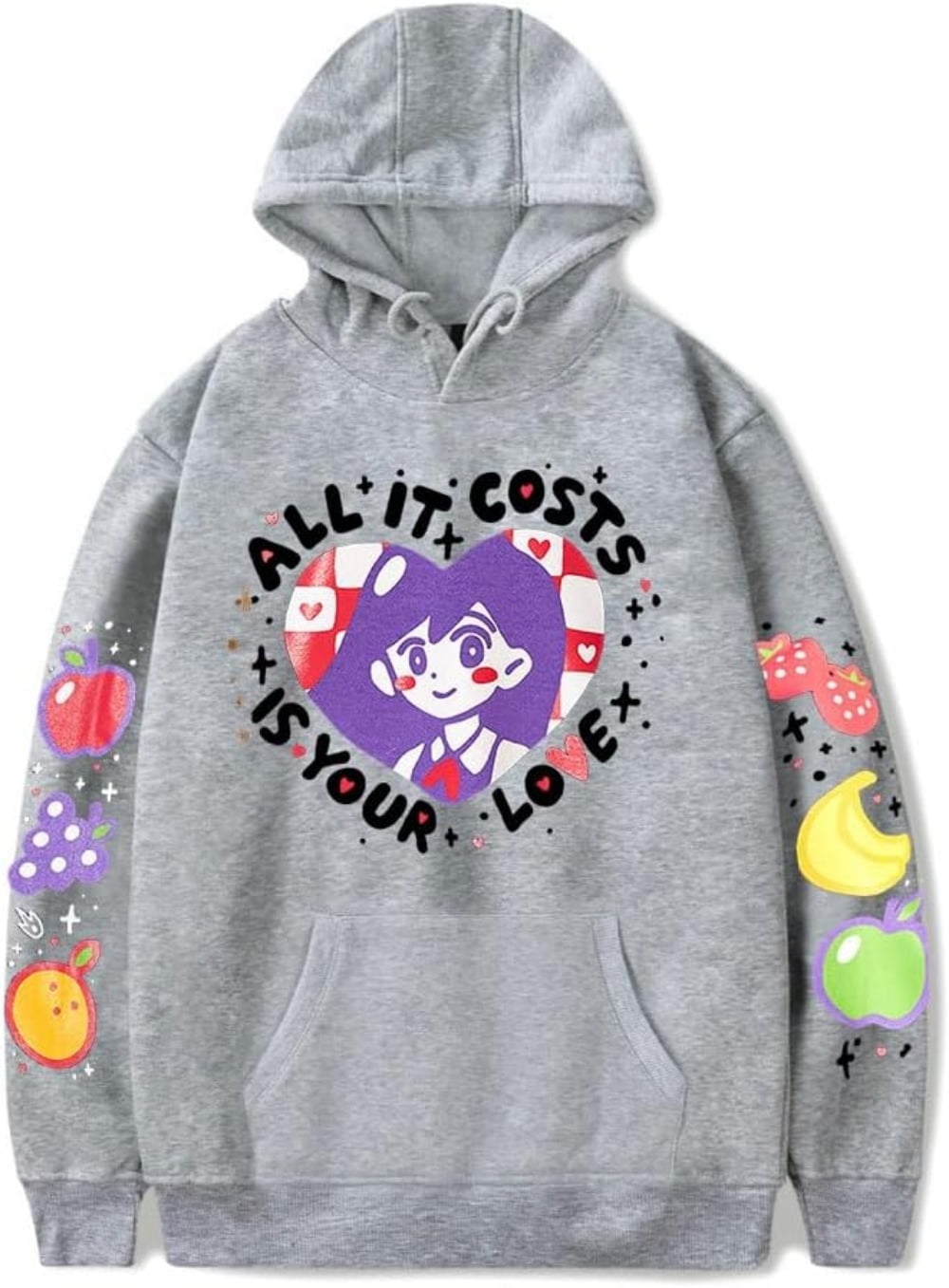 Omori Hoodie Merch ALL IT Costs Is YOUR love Long Sleeve for Women and ...